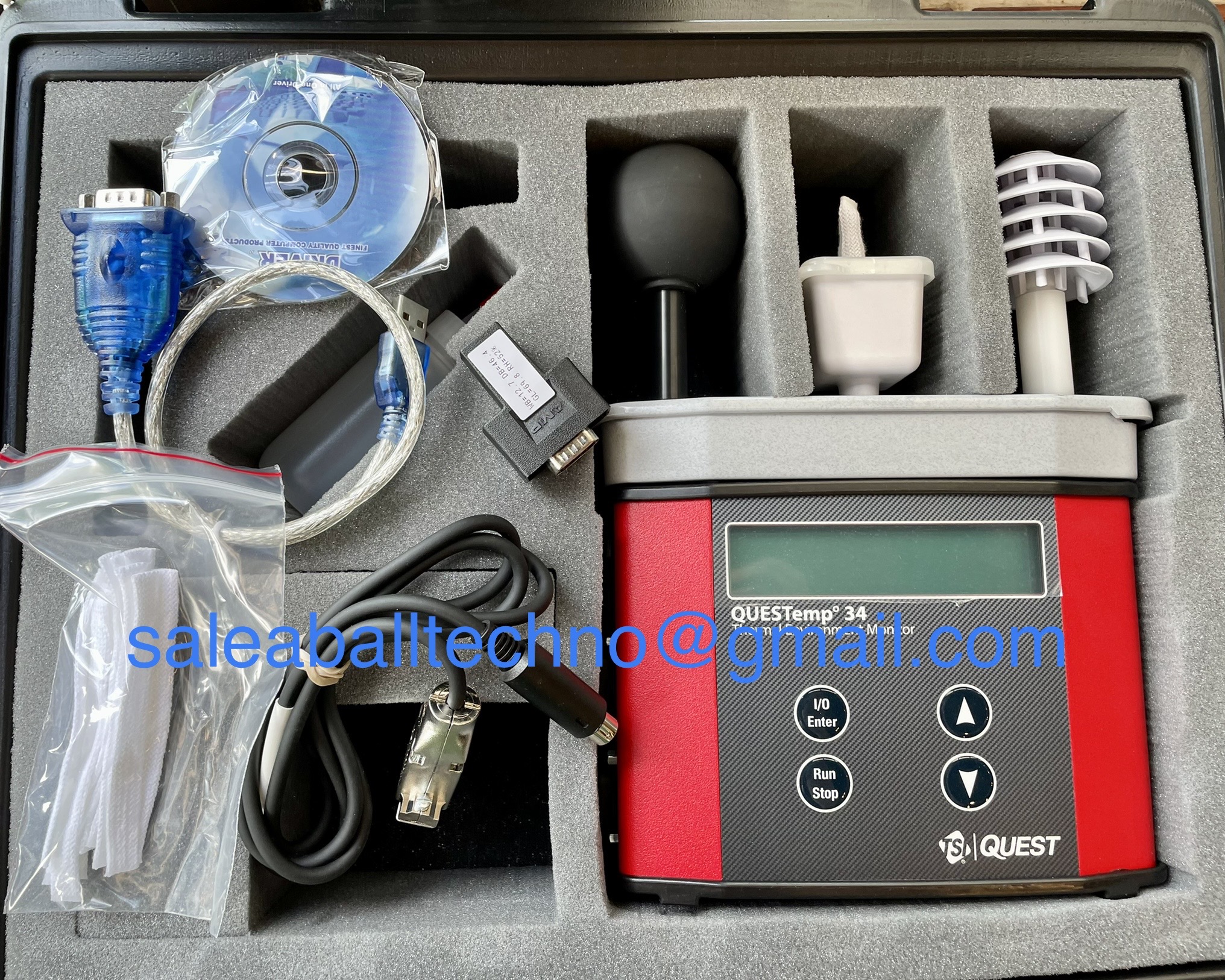 QUESTemp Heat Stress Monitor Power Options And Rechargeable, 58% OFF